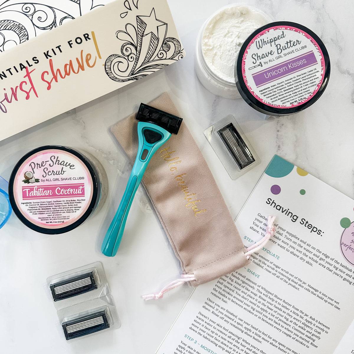 Shine, Girl! (First Shave Kit) - All Girl Shave Club