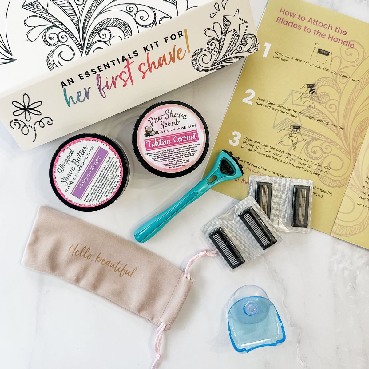 Shine, Girl! (First Shave Kit) - All Girl Shave Club
