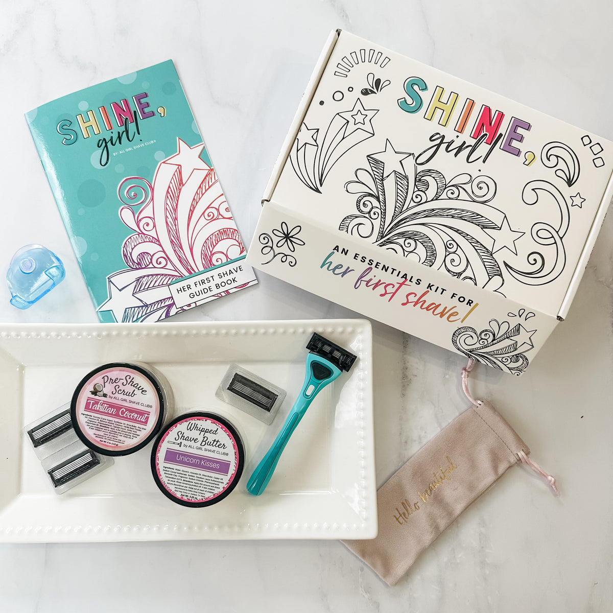 Shine, Girl! (First Shave Kit) - All Girl Shave Club