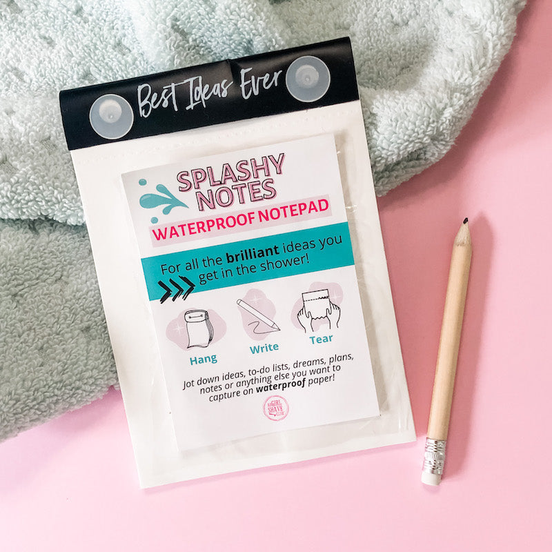 Splashy Notes (Waterproof Notepad) - All Girl Shave Club