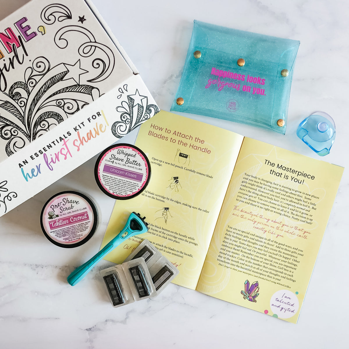 Shine, Girl! (First Shave Kit) - All Girl Shave Club