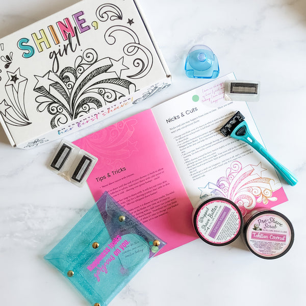 Shine, Girl! (First Shave Kit) - All Girl Shave Club