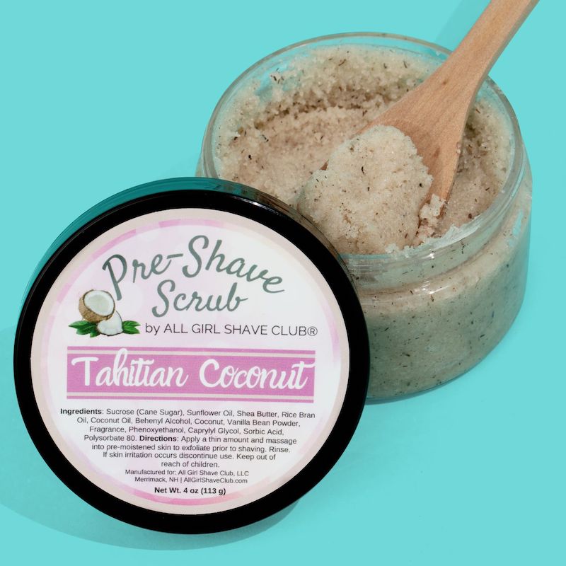 Pre-Shave Scrub: Tahitian Coconut - All Girl Shave Club