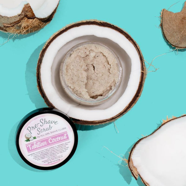 Pre-Shave Scrub: Tahitian Coconut - All Girl Shave Club